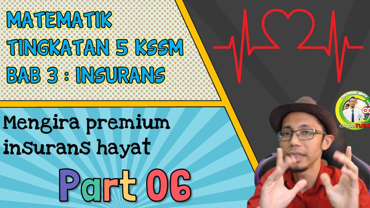 [PART 6] Matematik Tingkatan 5 BAB 3 KSSM | Insurans | premium insurans ...