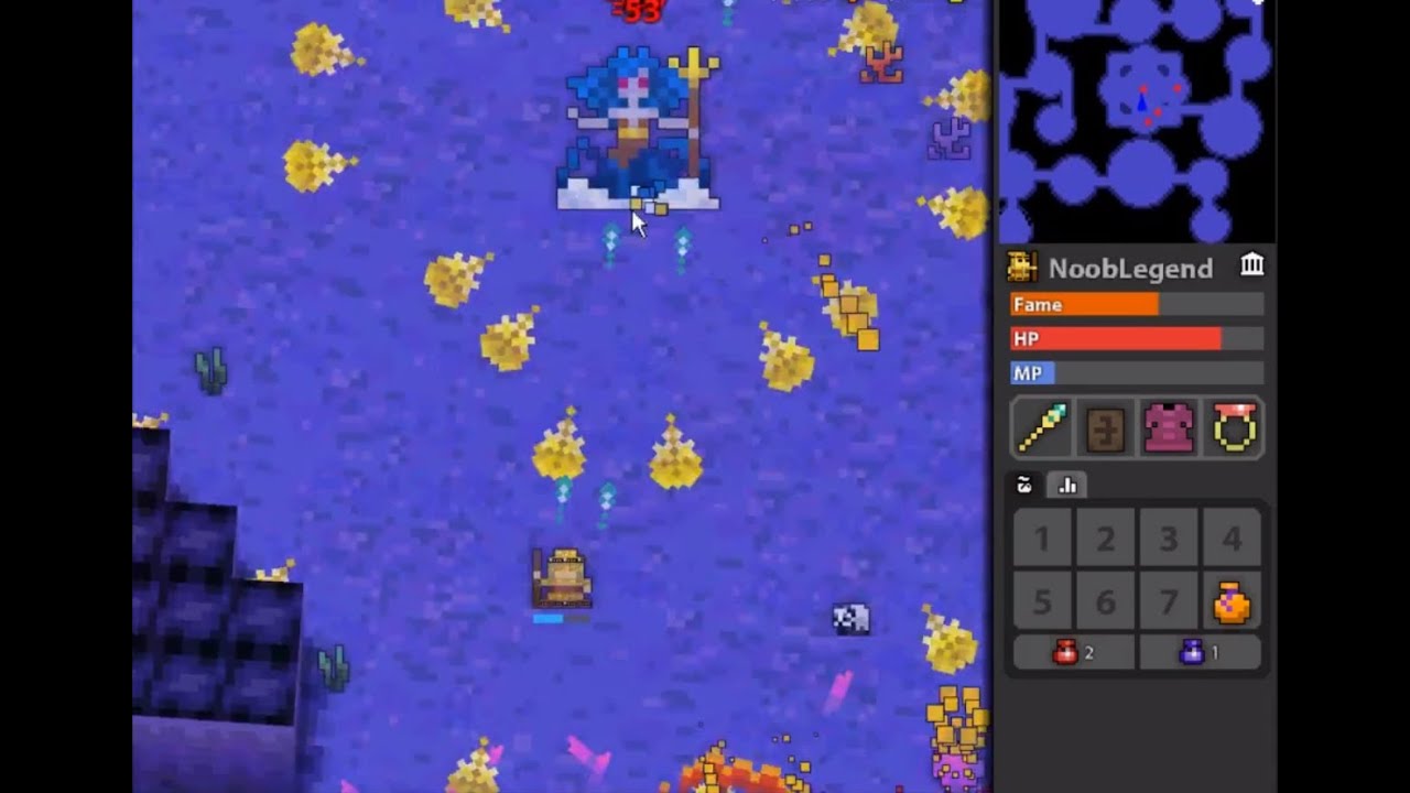 NoobLegend RotMG - Wizard - Ocean Trench Solo - Dying Thessal + White ...