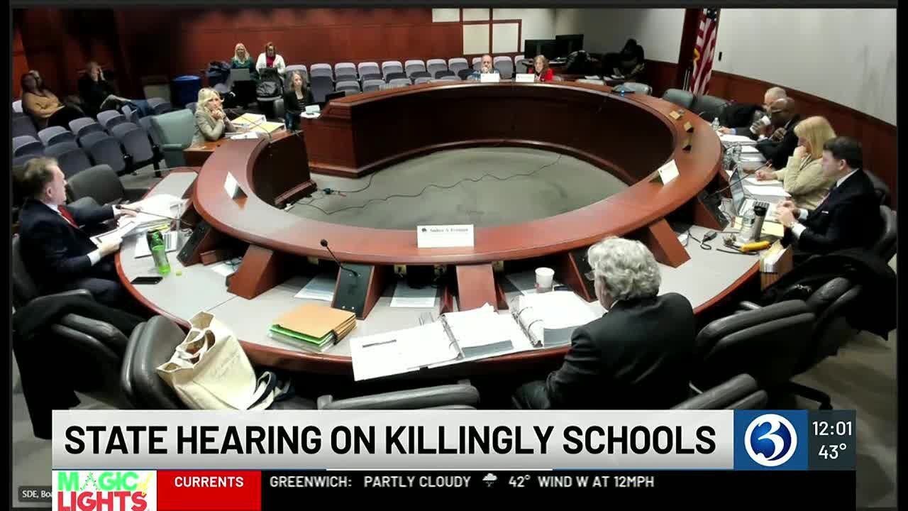 State hearing on Killingly schools - YouTube