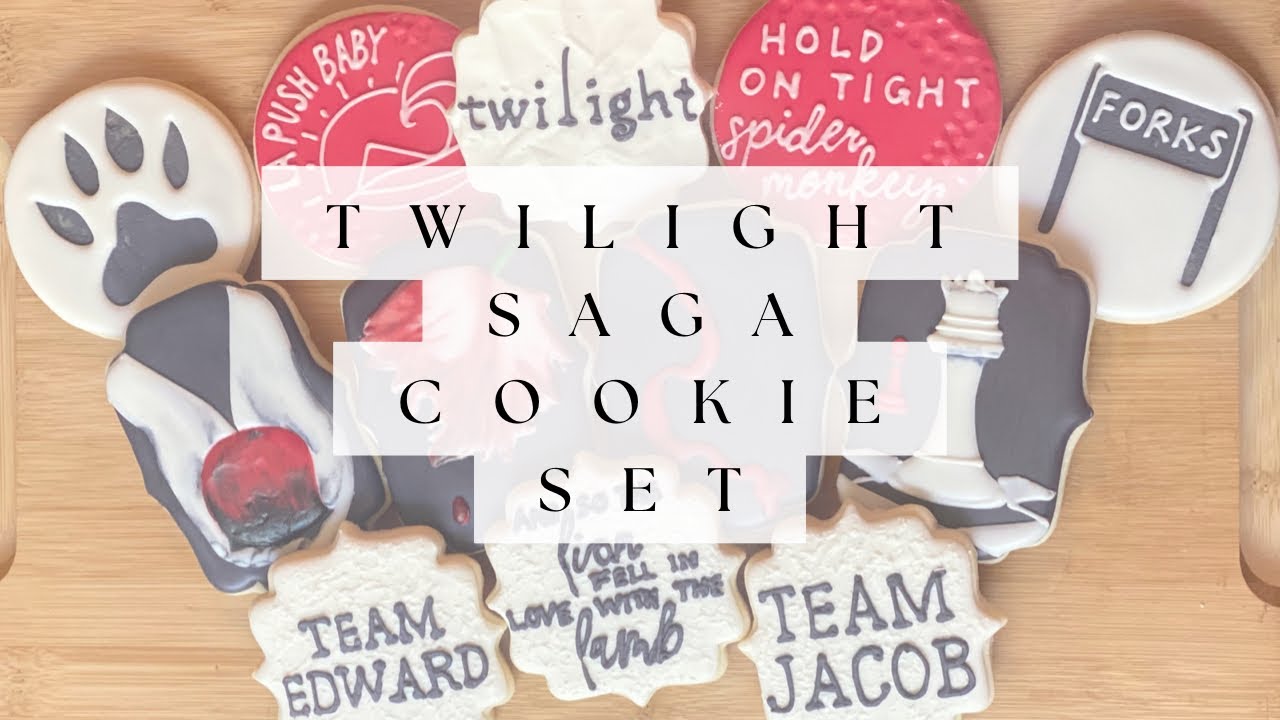 Twilight Saga Themed Cookie Set! #cookiedecoratingvideo #cookies # ...