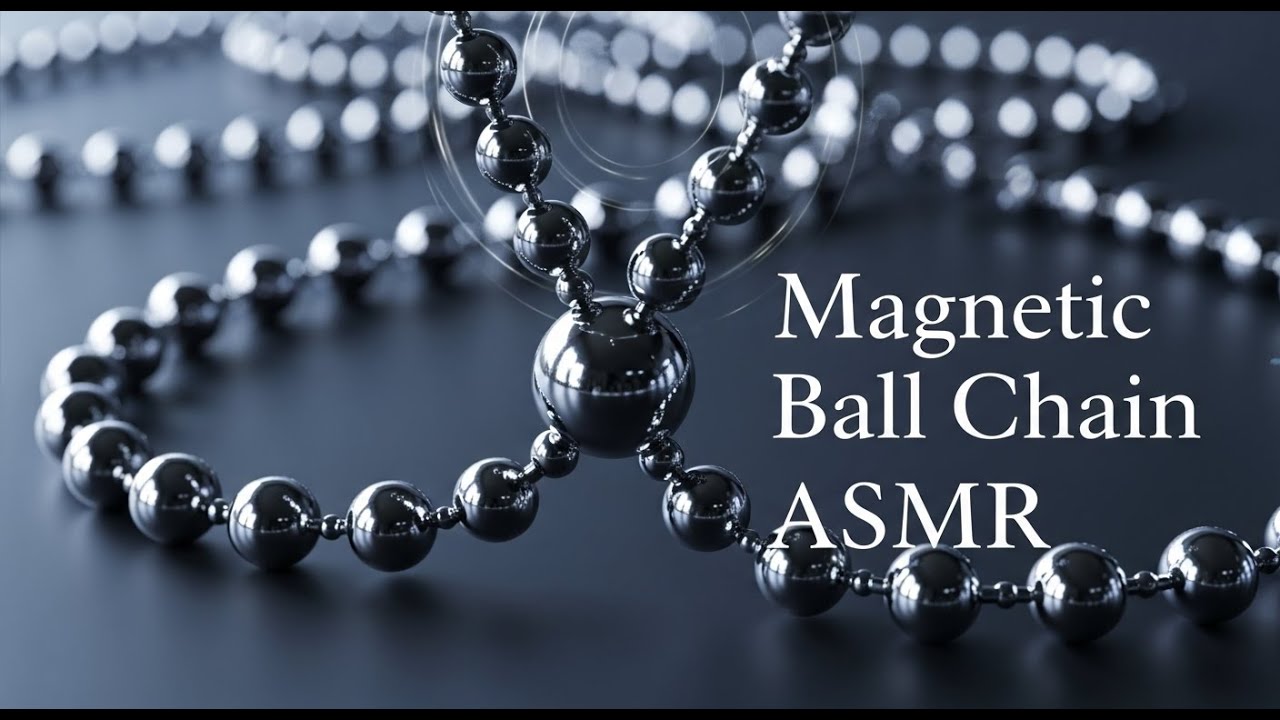 Magnetic Ball Chain ASMR 🧲 | Satisfying Click-Clack Metal Sounds & Loop ...