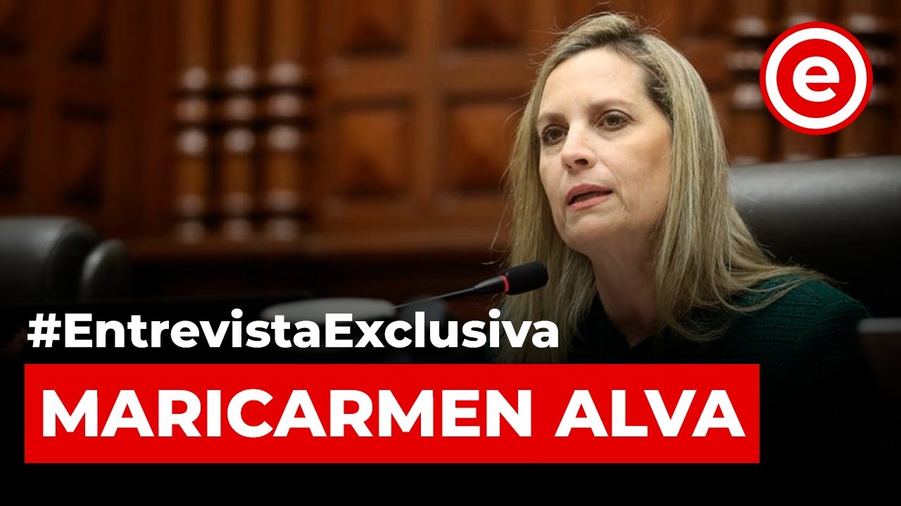 #Exclusivo | Entrevista a Maricarmen Alva, expresidenta del Congreso ...