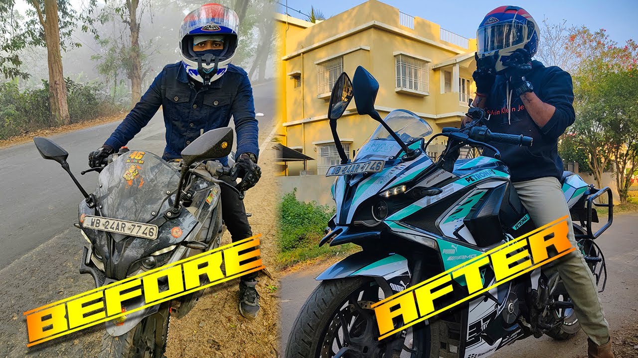 Pulsar rs200 wrap Petronas edition - YouTube