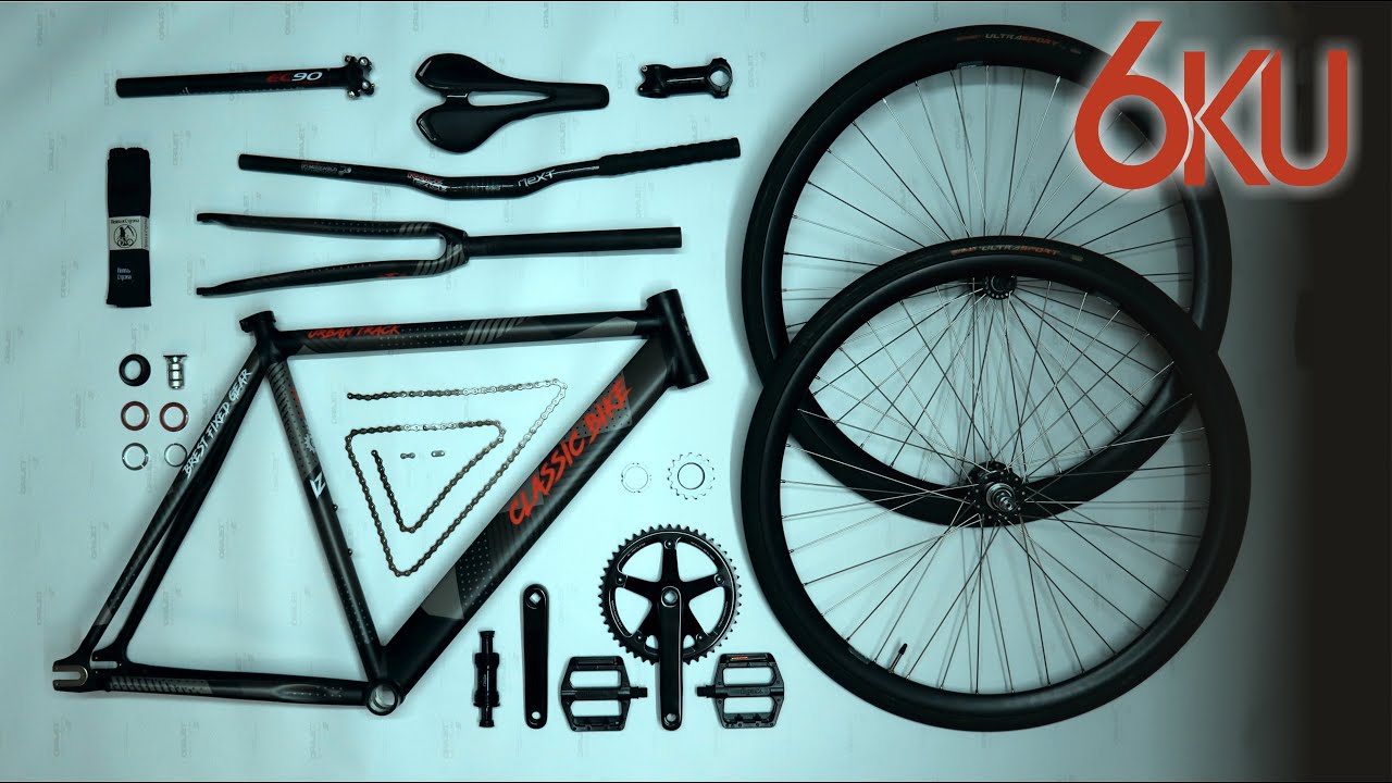 DREAM BUILD FIXED GEAR 6KU URBAN TRACK. Сборка ФИКСА на кастомной раме ...