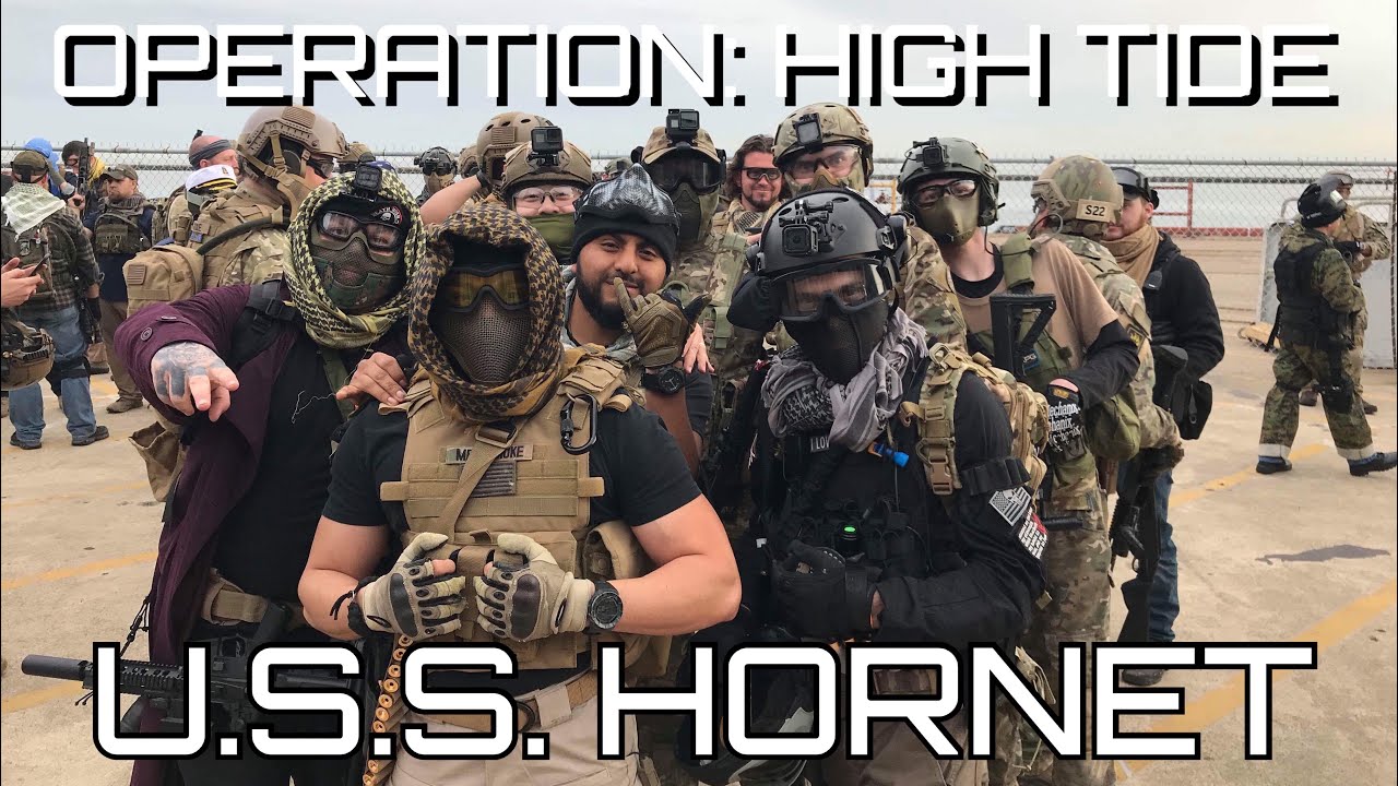 Operation: High Tide / U.S.S. Hornet Aircraft Carrier Airsoft - YouTube