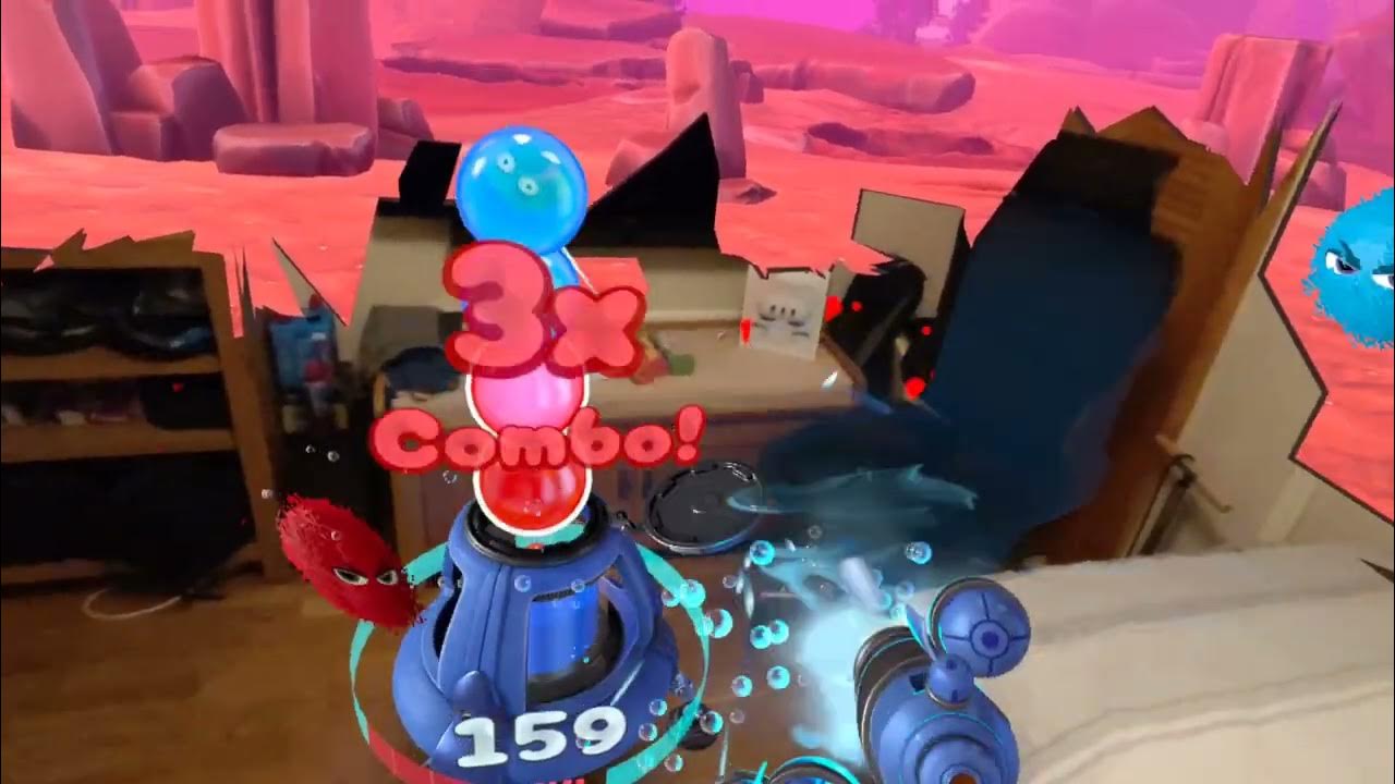 Quest 3 and First Encounters - Alien invaders in the bedroom #quest3 #vr #mixedreality - YouTube