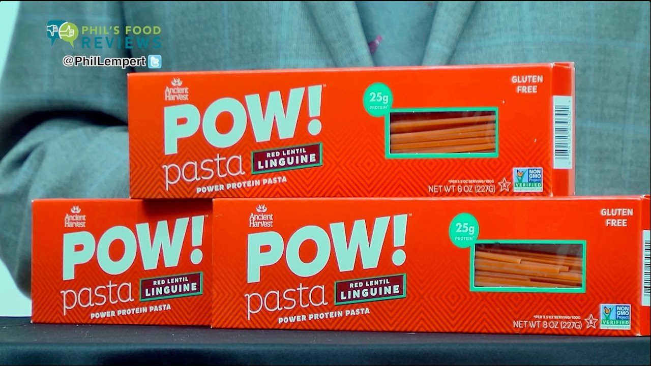 Ancient Harvest POW! Pasta Red Lentil Linguine is a HIT! - YouTube