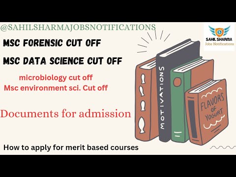 HPU Msc Forensic science cut off|msc admission documents|msc data ...