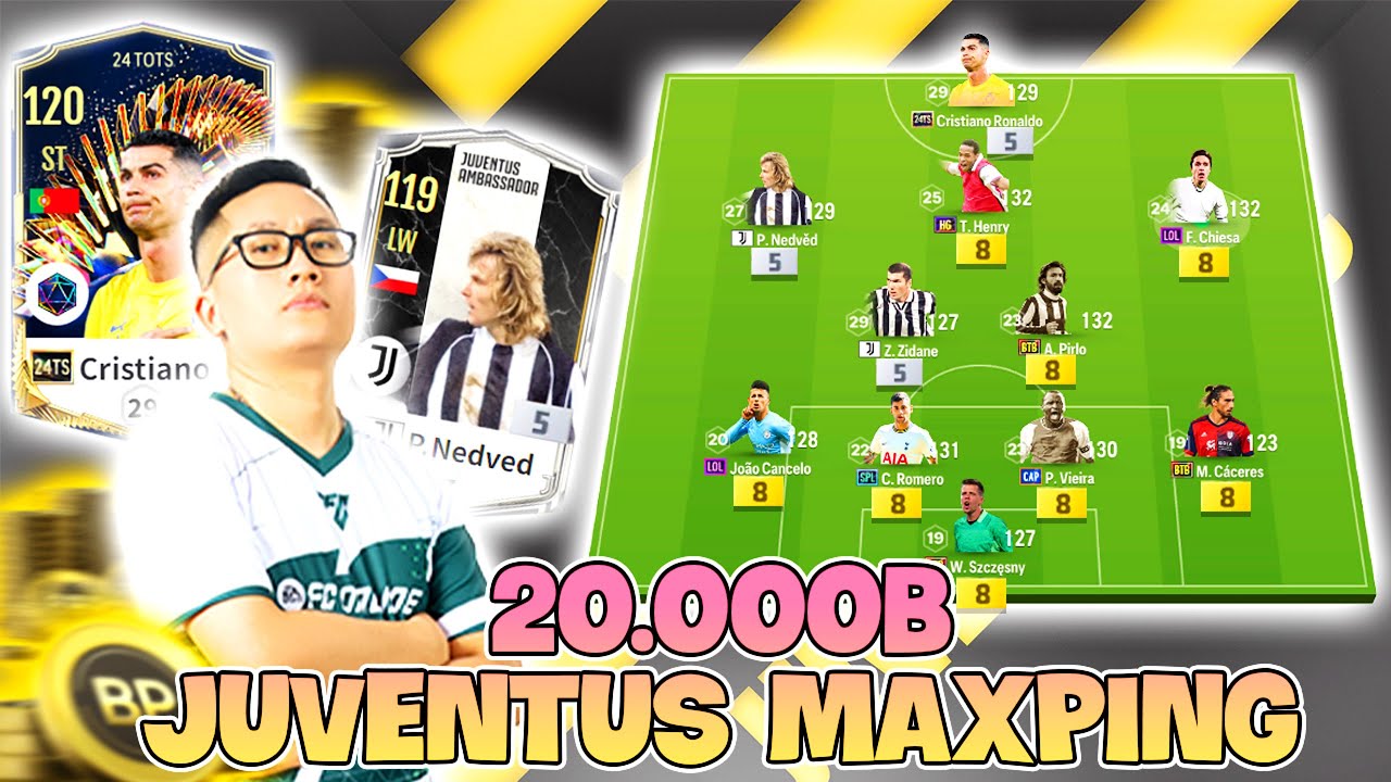 Phá Bay 20.000 Tỷ ILF Build Team Color JUVENTUS Khủng Nhất FC Online ...