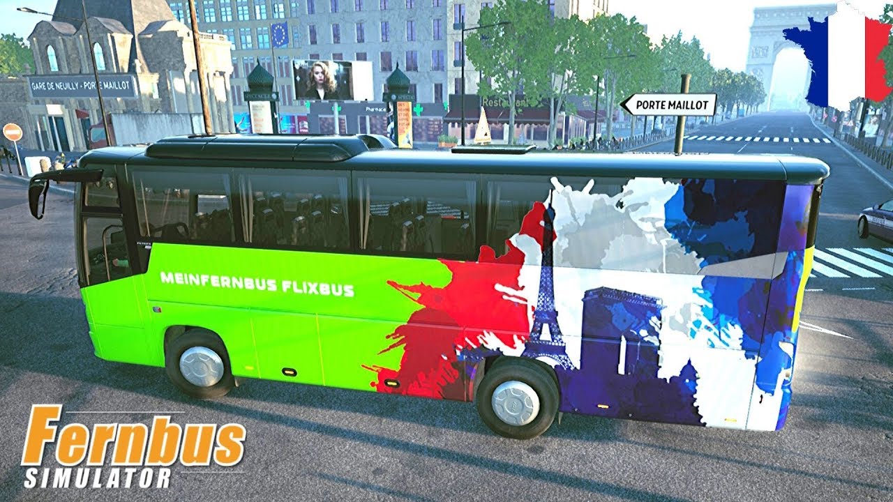 Fernbus Simulator | Rouen → Paris | DLC France | Logitech G920 | - YouTube
