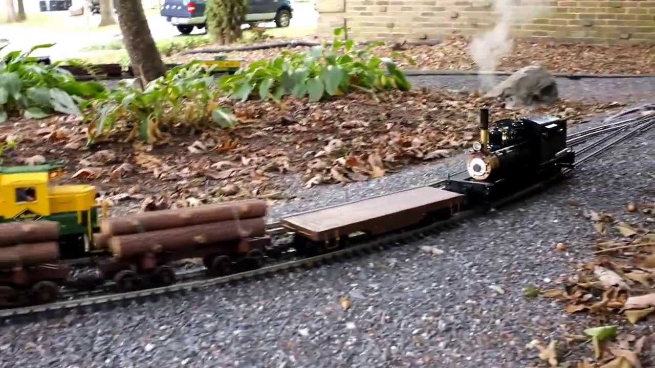 Live Steam Shay - G scale - YouTube