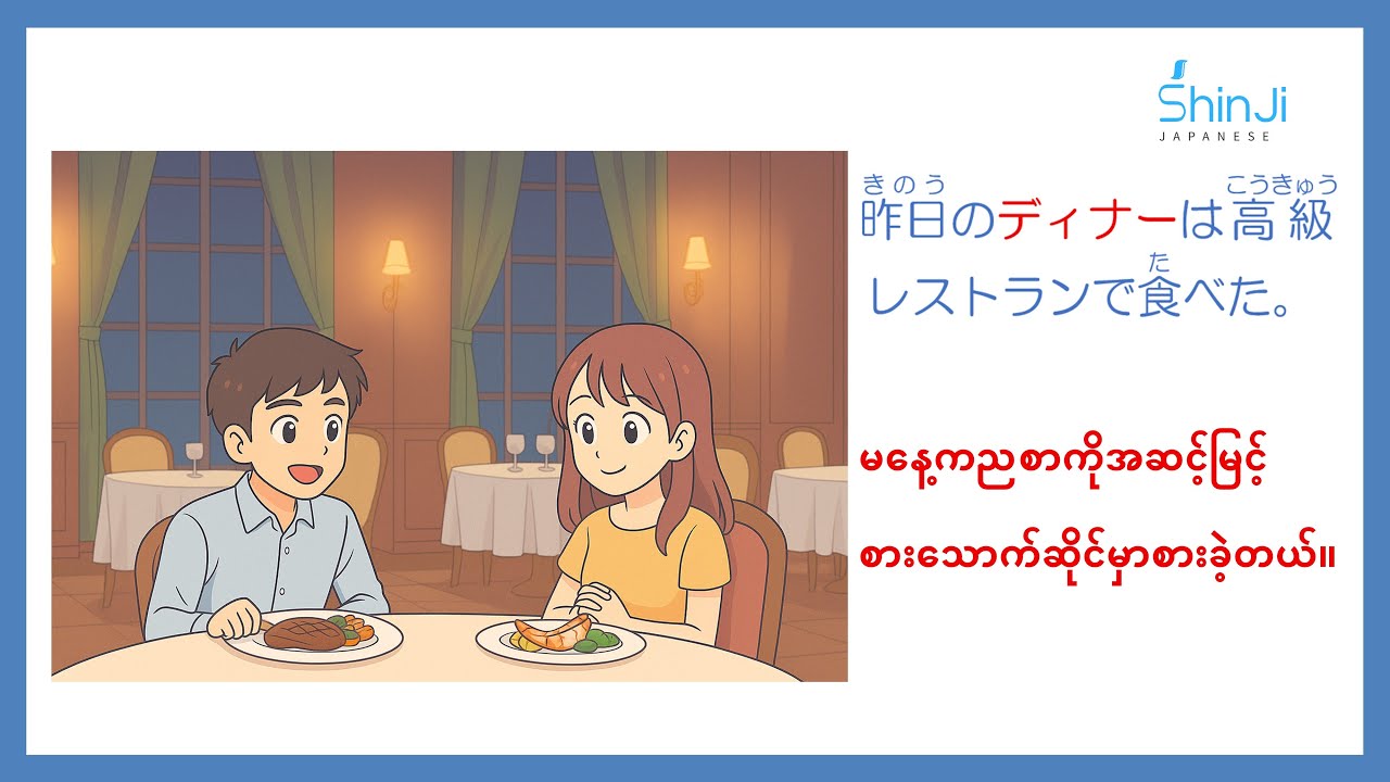 N3 Tango Chapter2 Section1～2 မြန်မာဘာသာ - YouTube