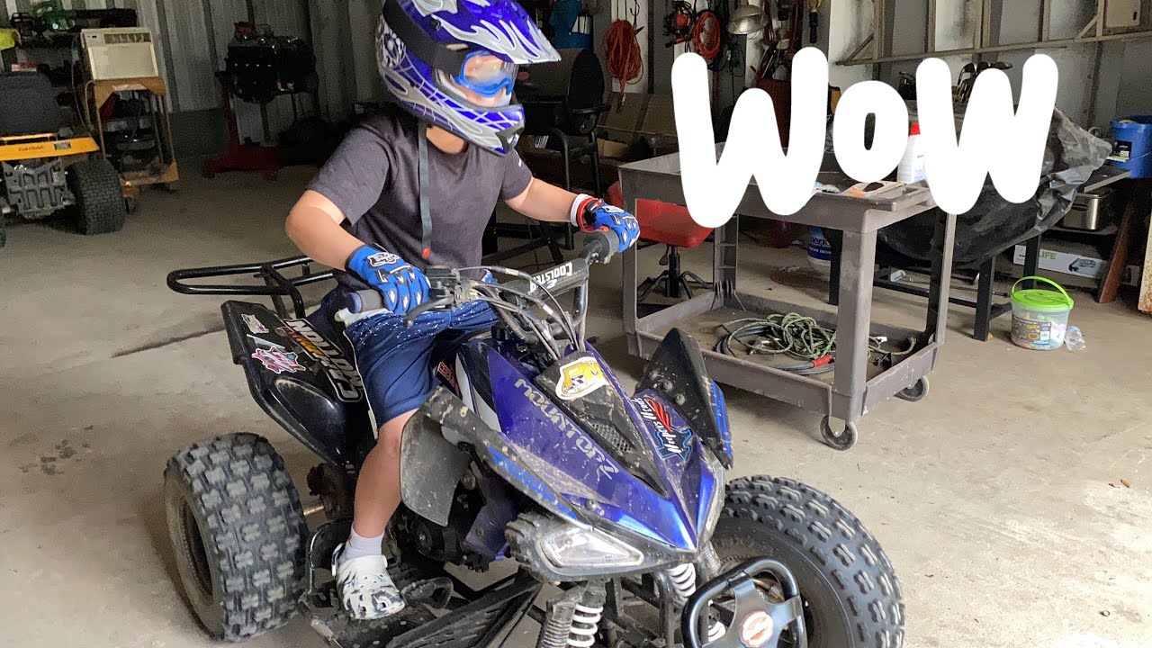 Got My FOUR Wheeler Running AGAIN!! Four wheeler fun! - YouTube