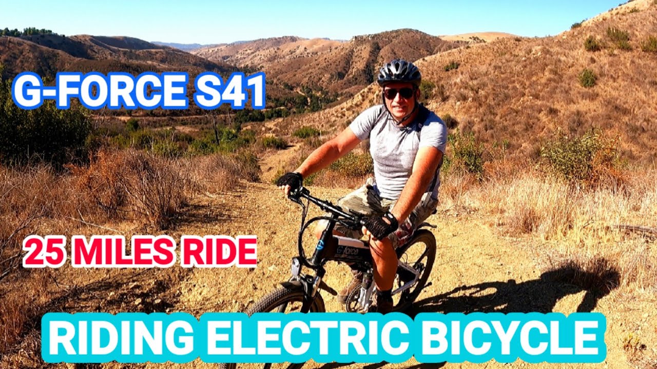 Riding Electric Bike G-Force S41 Until The Battery is Dead - YouTube