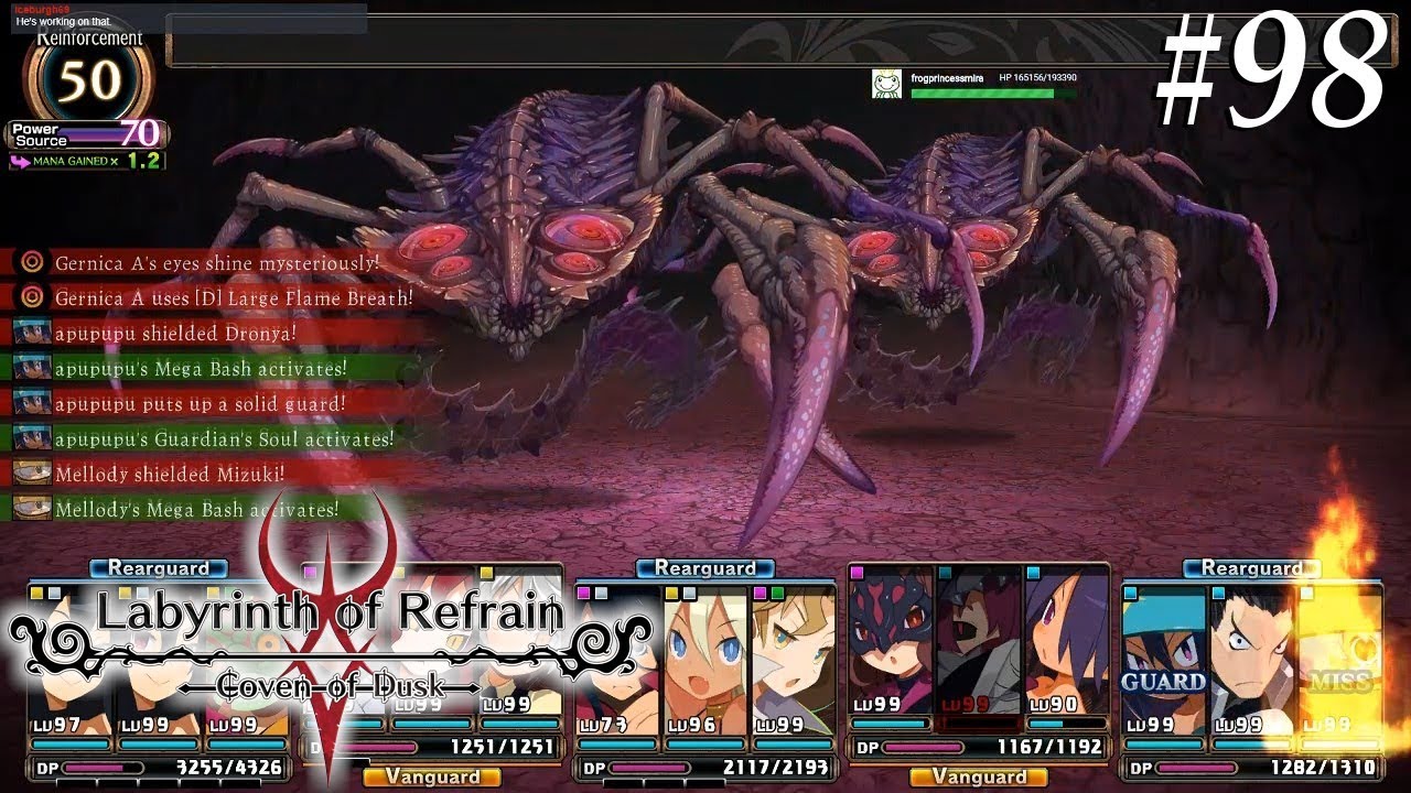 Labyrinth of Refrain: Coven of Dusk [98] Giant bug monsters - YouTube