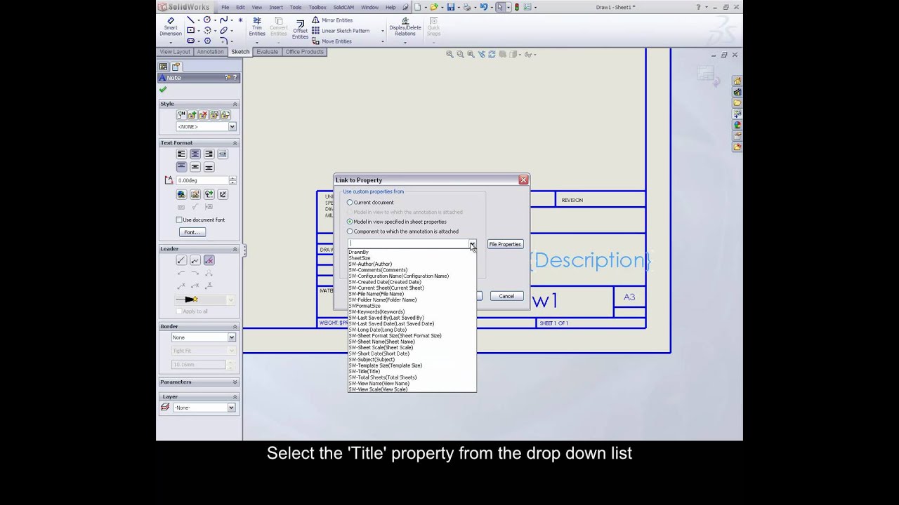 SolidCAD Week 10 Part 1 - Summary Information Sheet - YouTube