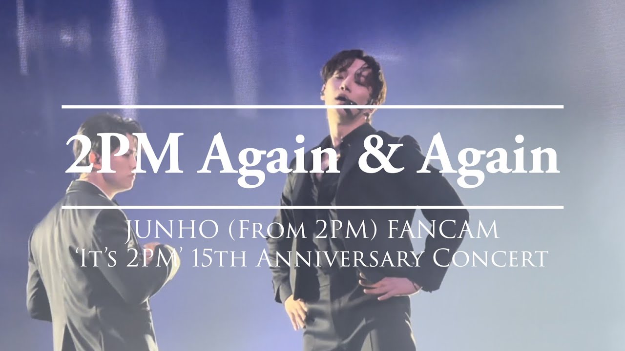 [직캠] 투피엠 준호 FANCAM '2PM-Again & Again'(2PM JUNHO focus) | 230909 - YouTube