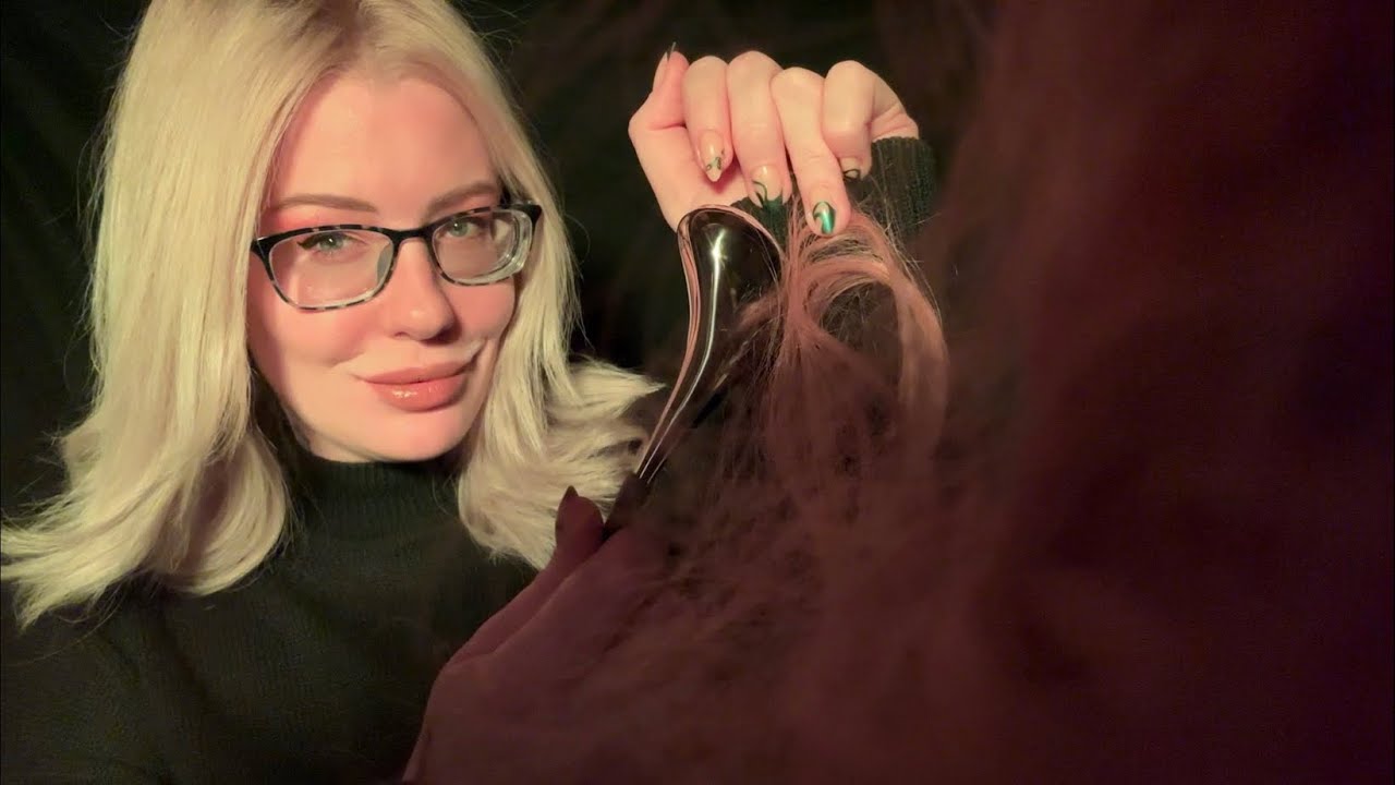 Giving Your Hair an ASMR Tingle Treatment - YouTube