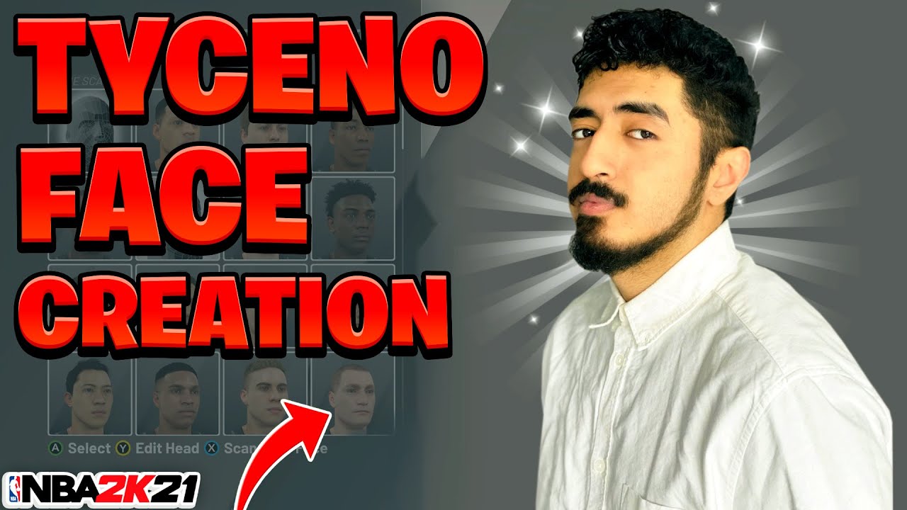 *NEW* TYCENO FACE CREATION NBA 2K21! HOW TO BUILD TYCENO in 2K21! - YouTube