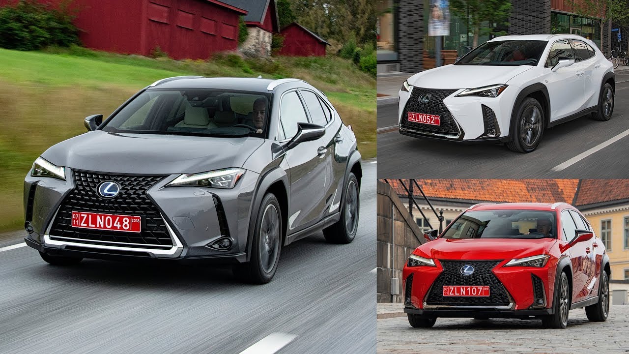 2019 Lexus UX 250h F Sport Red (1:01), Sonic White (10:10) | UX 250h ...
