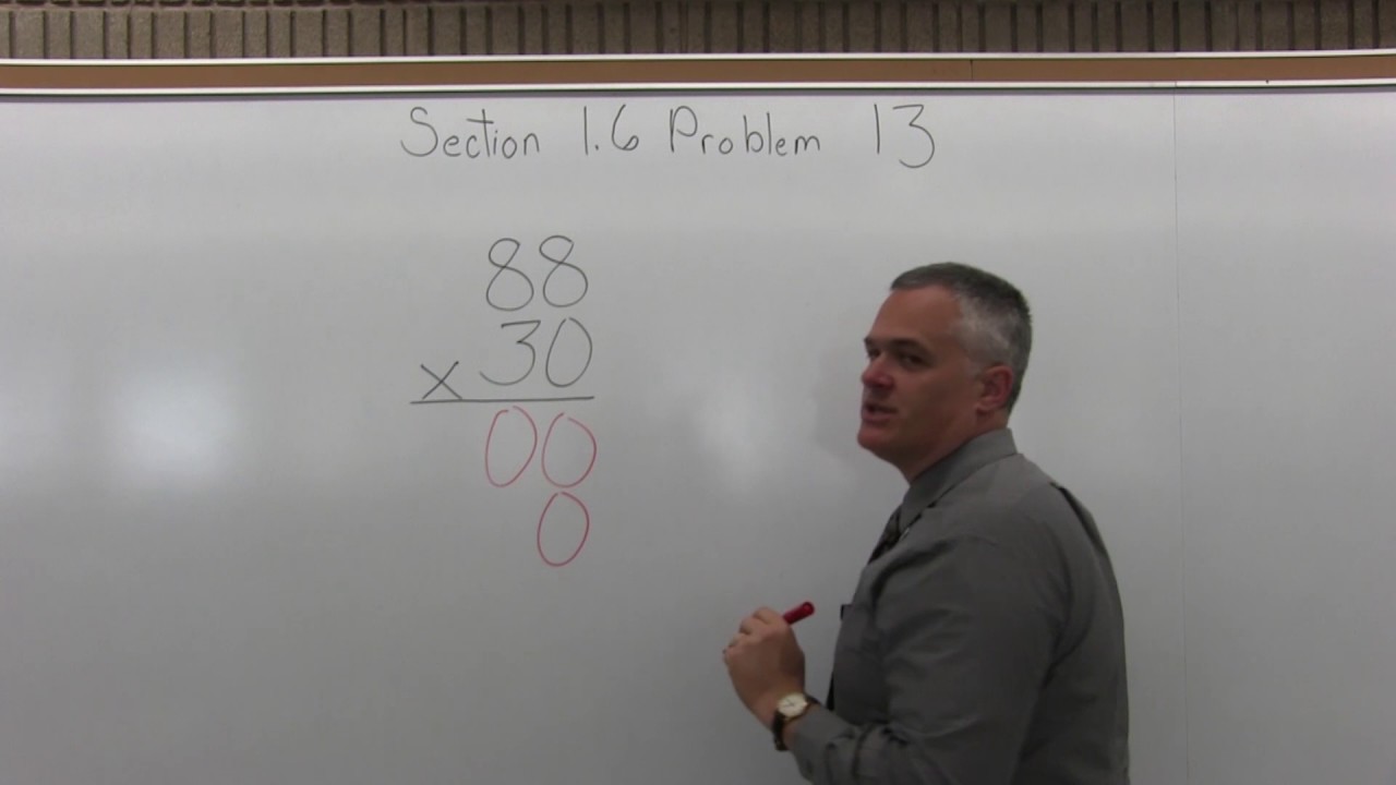 MTH 011: Section 1.6 Problem 13 - Mathematics with Dan Avedikian - YouTube
