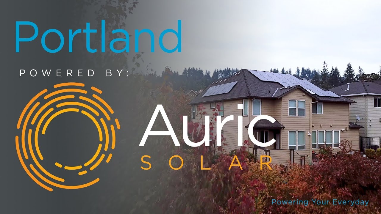 Portland Solar - Powered By Auric Solar - YouTube