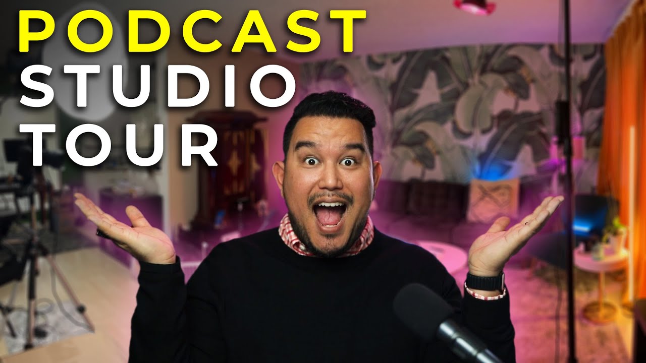 VIDEO PODCAST STUDIO TOUR 2022 | THE CREATIVE LOTUS PODCAST - YouTube
