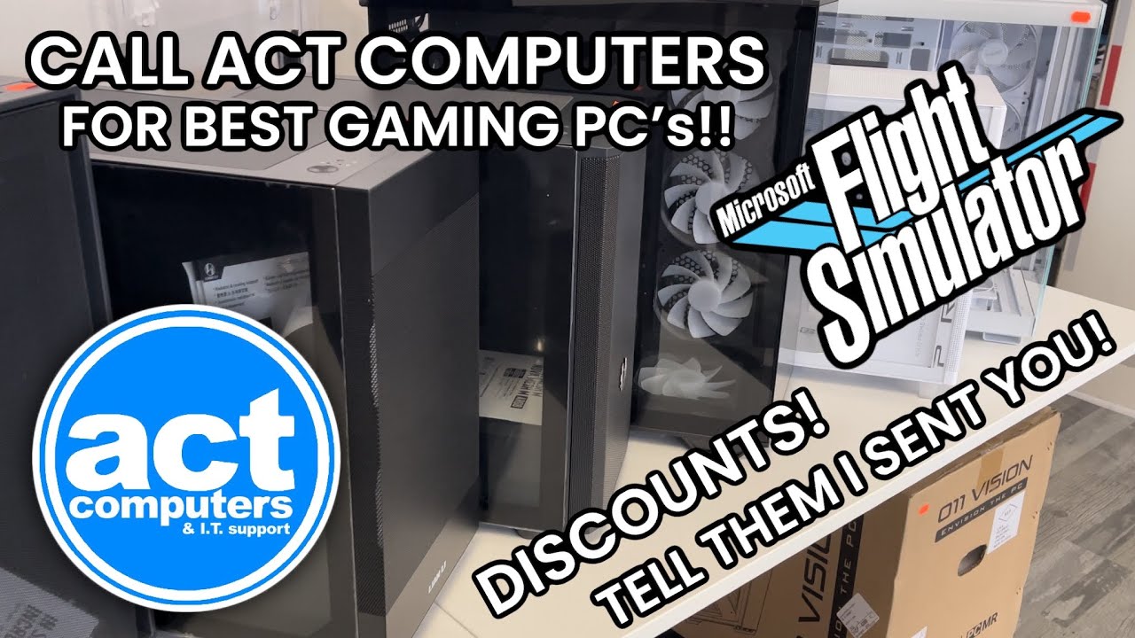 Best MSFS Gaming PC | Best FPS | ACT Computers | Microsoft Flight Simulator | MSFS2020 ...