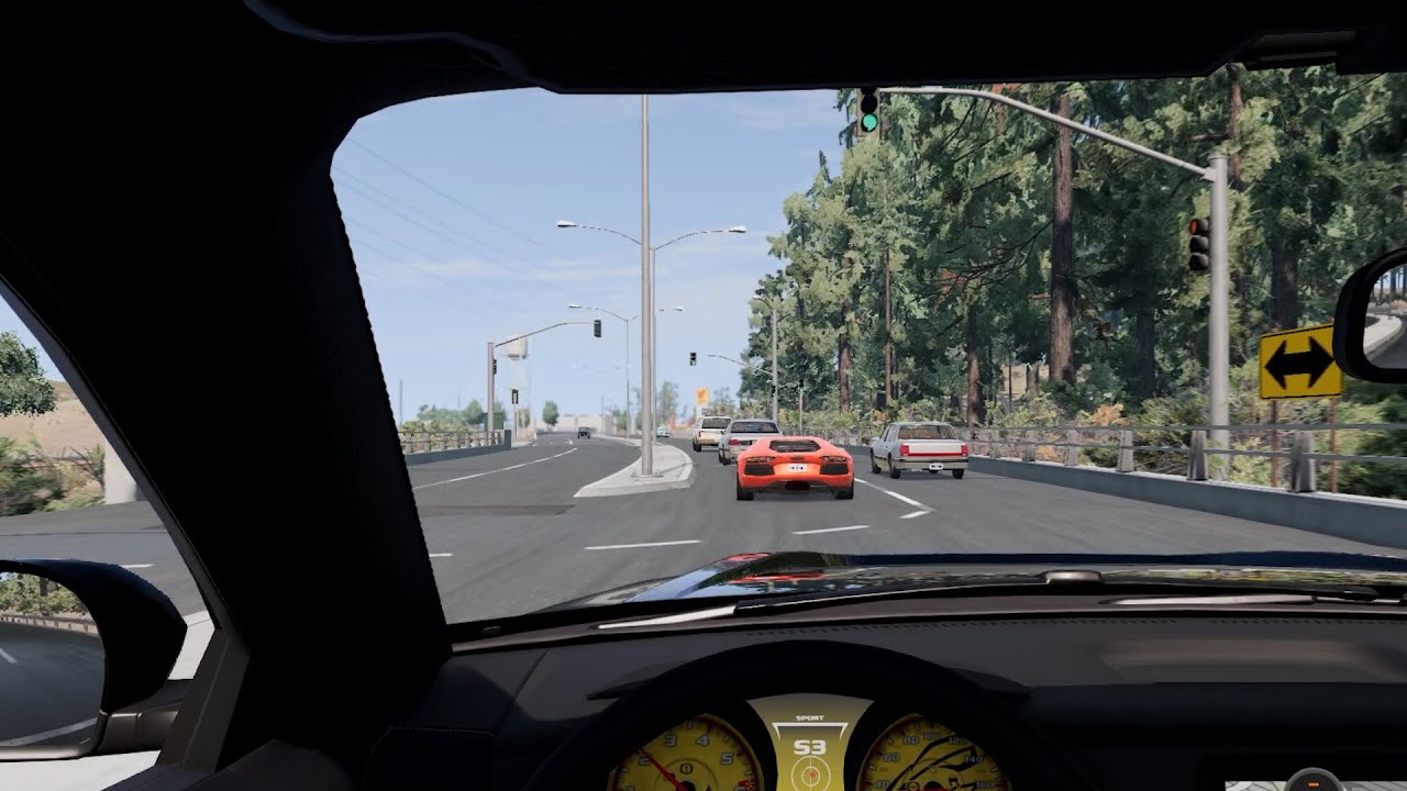 A Relaxing Drive Home from Work | BeamNG Drive ASMR POV - YouTube