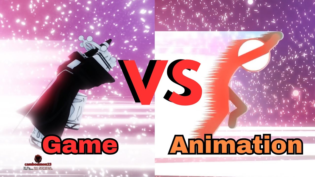 The Strongest Battlegrounds KJ Vs Animation Comparison - YouTube