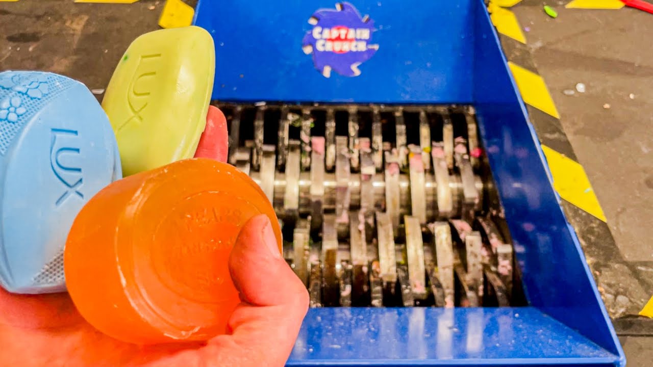 Shredder vs Soap , Toothpaste , Toys Compilation - YouTube