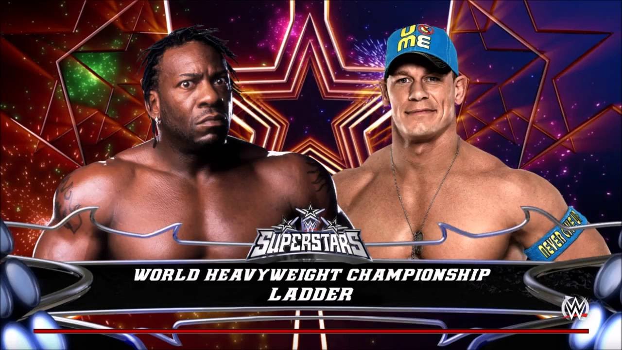 John Cena vs Booker T(world heavyweight championship) EPIC LADDER MATCH ...