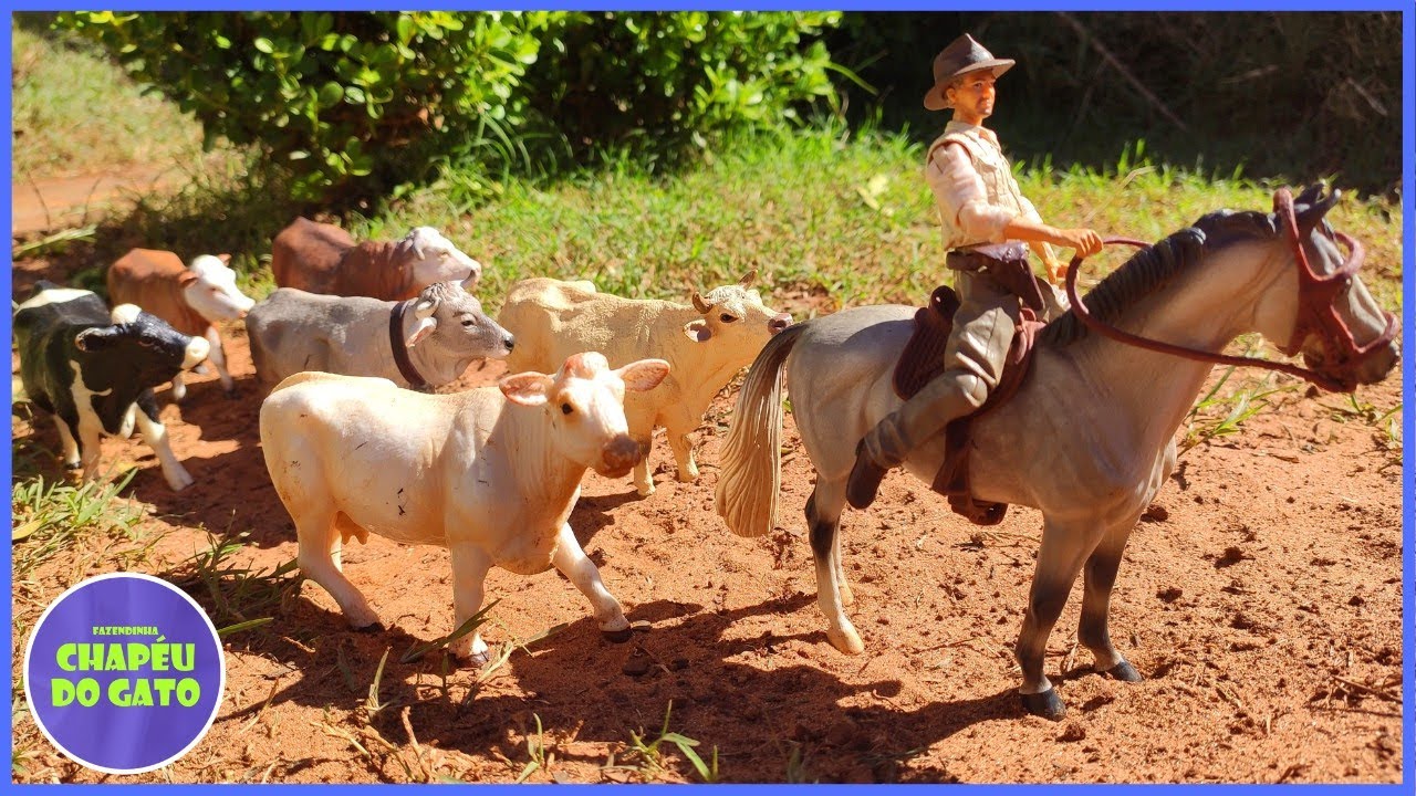 RUMO AO CAMPO TOCANDO A BOIADA PELA ESTRADA DA FAZENDA - YouTube