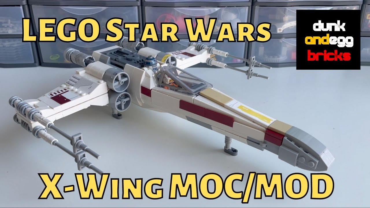 LEGO Star Wars X-Wing Starfighter - Quarries Workshop MOC (Set 75301 ...