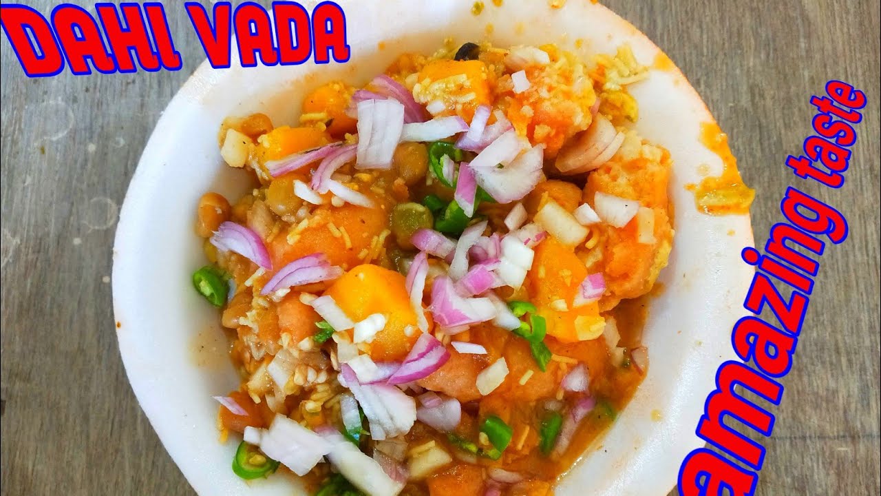 Dahi vada special breakfast |desi boy eating - YouTube