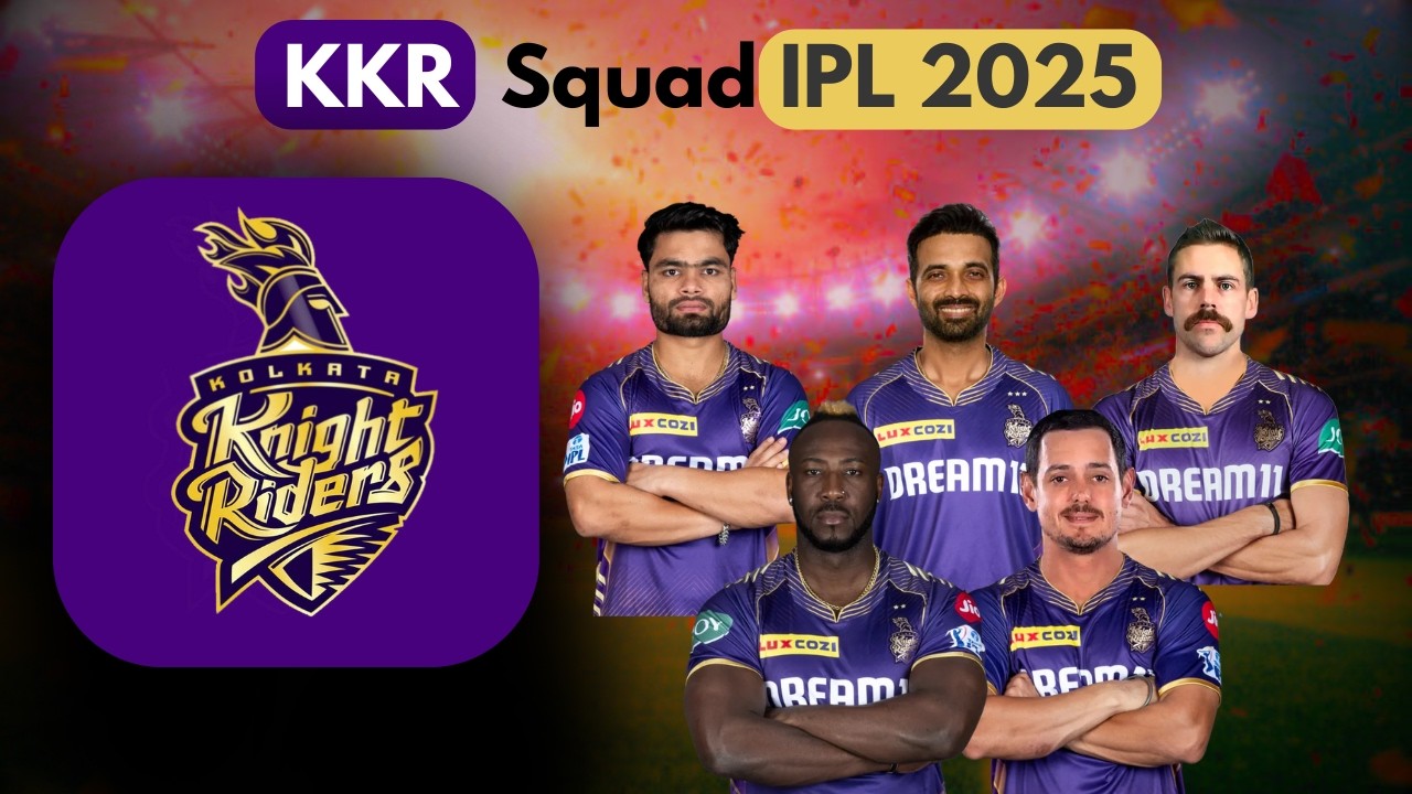 Kolkata Knight Riders Squad for IPL 2025 Revealed! - YouTube