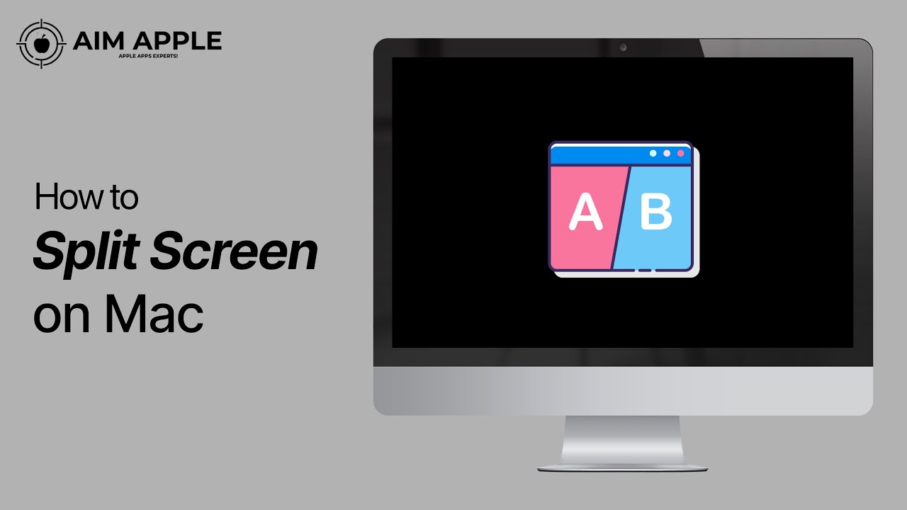 How to split screen on mac | Aim Apple - YouTube