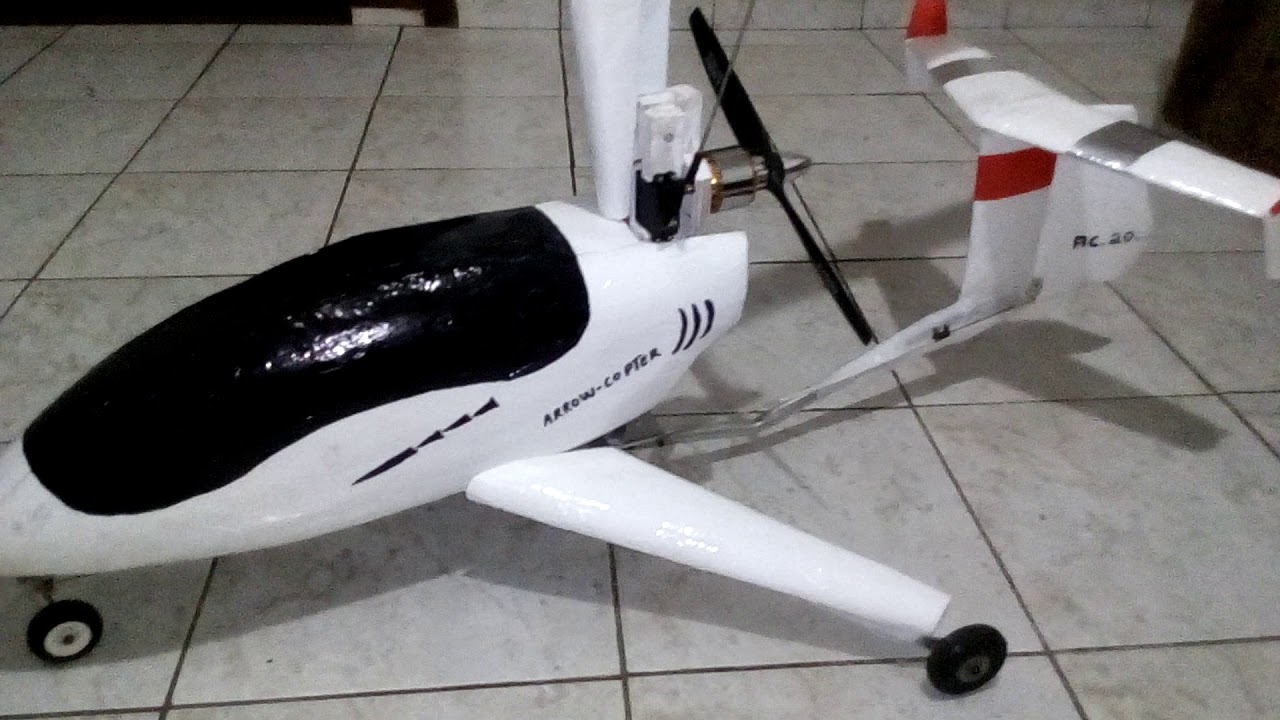auto gyro Arrow copter construção caseira - YouTube
