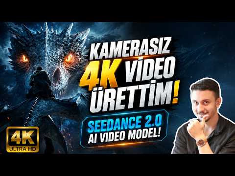 Dünyanın En İyi AI Video Modelini Denedim! Seedance 2.0 İle Kamerasız 4K Video Ürettim!