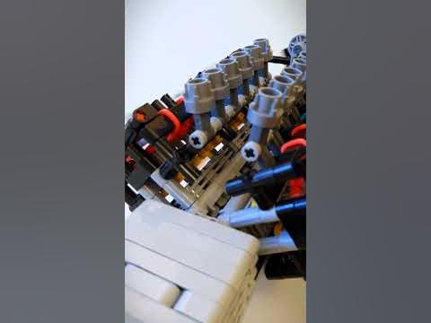 Realistic V12 engine! #lego #legotechnic - YouTube