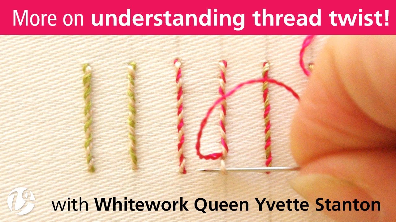 White Threads FlossTube #18 – More about thread twist - YouTube
