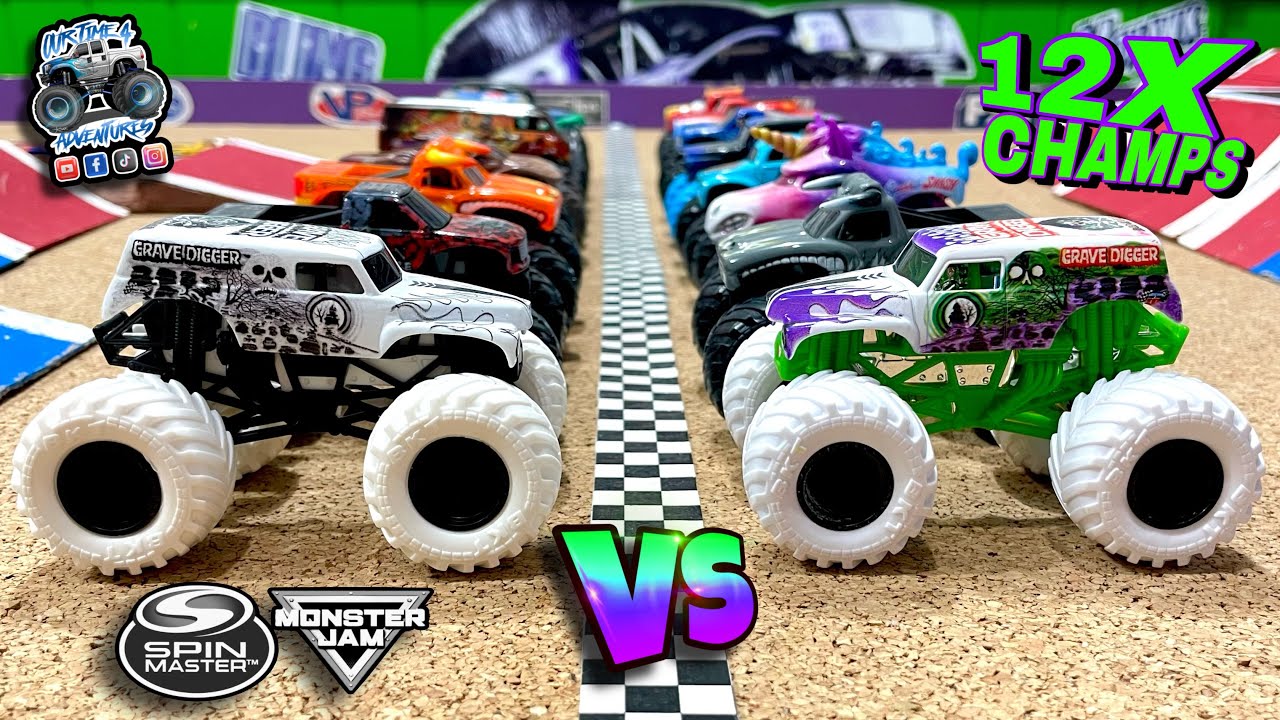 Toy Diecast Monster Truck Racing Tournament | Round #22 | Spin Master ...