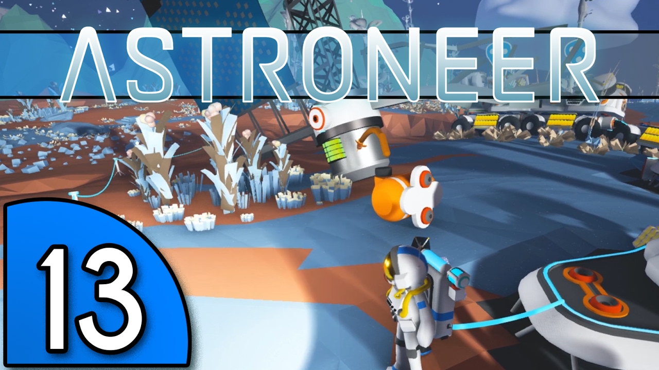 Astroneer Gameplay - 13 - I don't know how to connect giant solar panel ...
