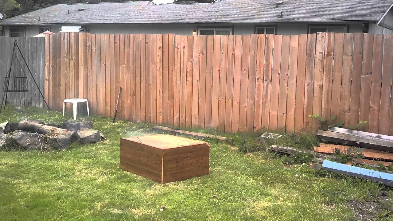 Wooden box explosion - YouTube