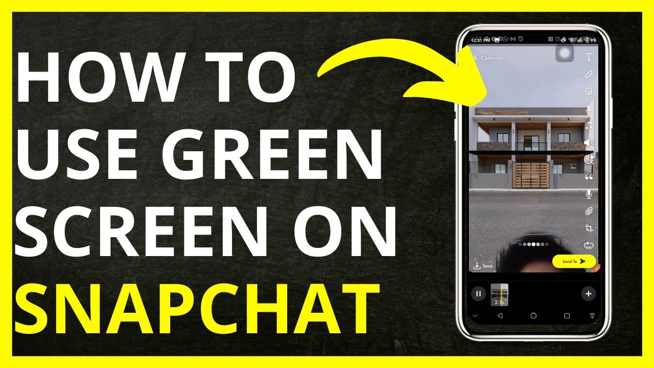 How to Use Green Screen on Snapchat in 2024 - YouTube