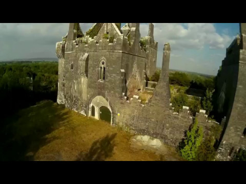 Dromore Lake and Castle from the air - YouTube