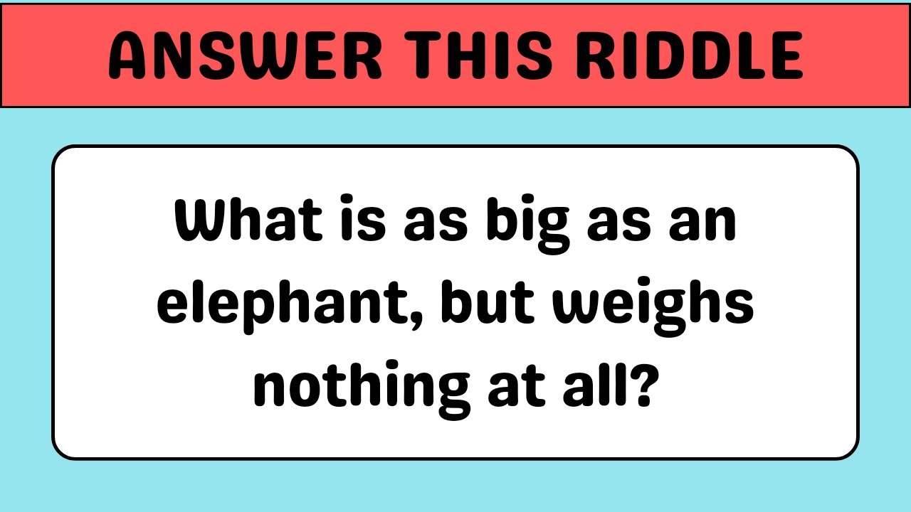 Can You Solve This Impossible Riddle? - YouTube