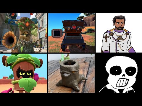 PVZ Tree Vs Yeti Meme in different versions (Part 6) - Sherbert The Tree PVZ
