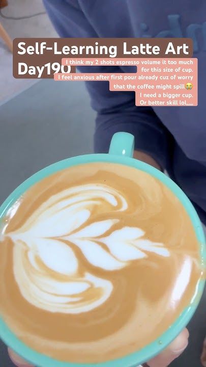 Self-Learning Latte Art at Home. Day190 - YouTube