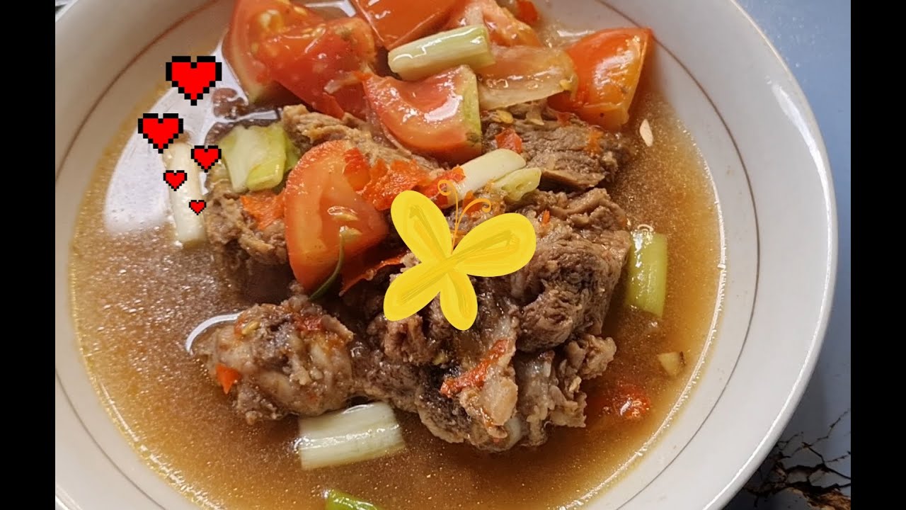 PINDANG TULANG SAPI ||masakan khas Palembang - YouTube